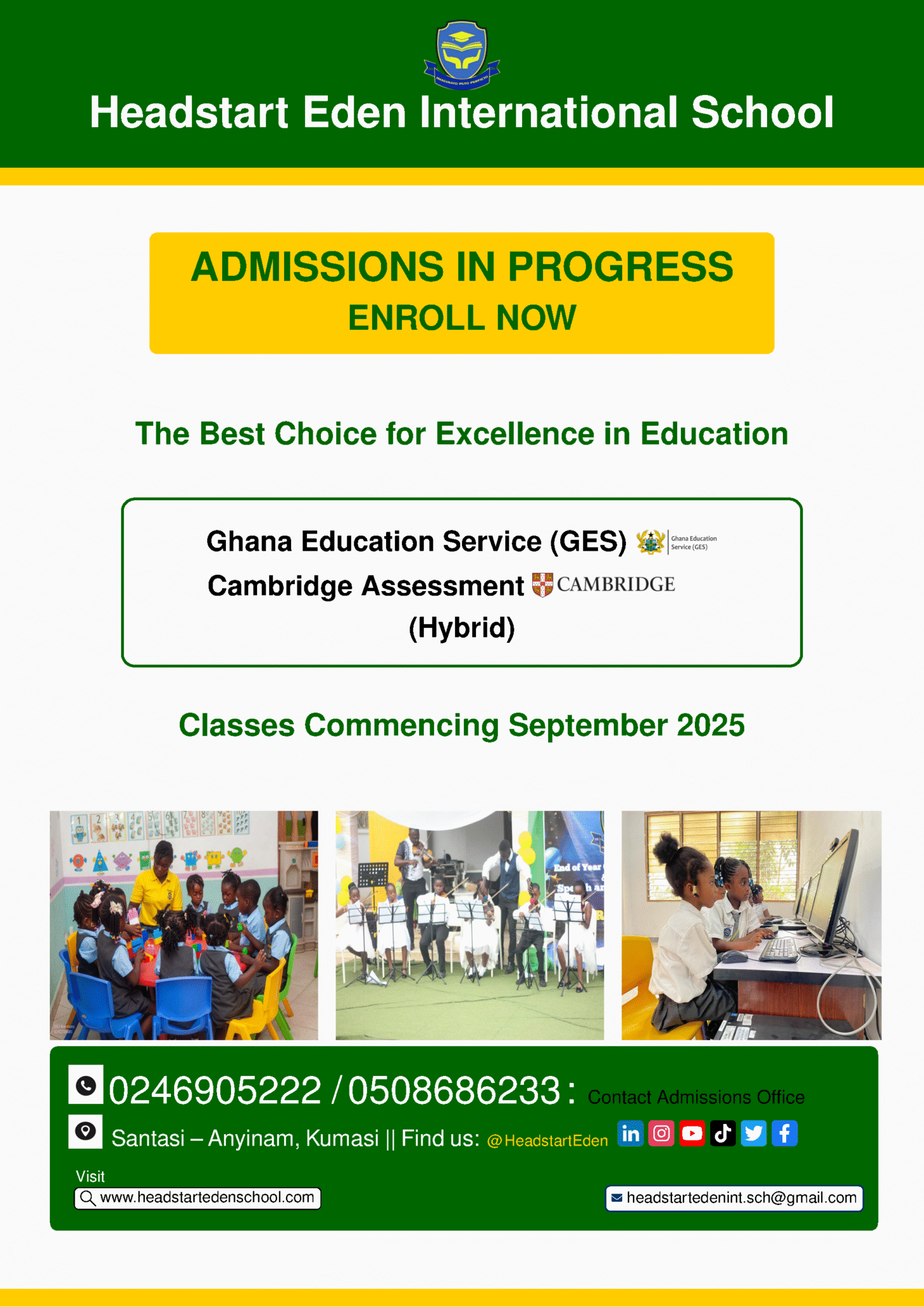 About Us – Headstart Eden Int'l School